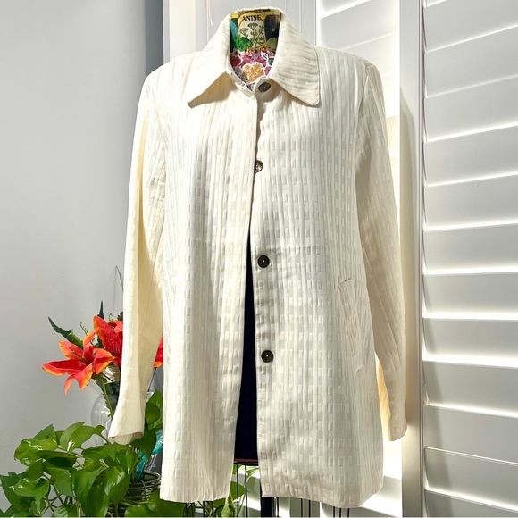 Simonton Says | Jackets & Coats | Simonton Says Button Down Cream ...